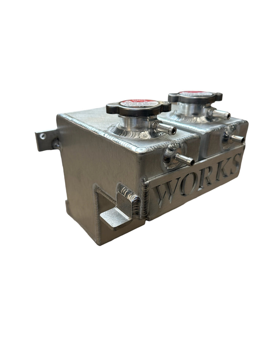 Split Coolant tanks for Polaris RZR turbo – Works Power Products